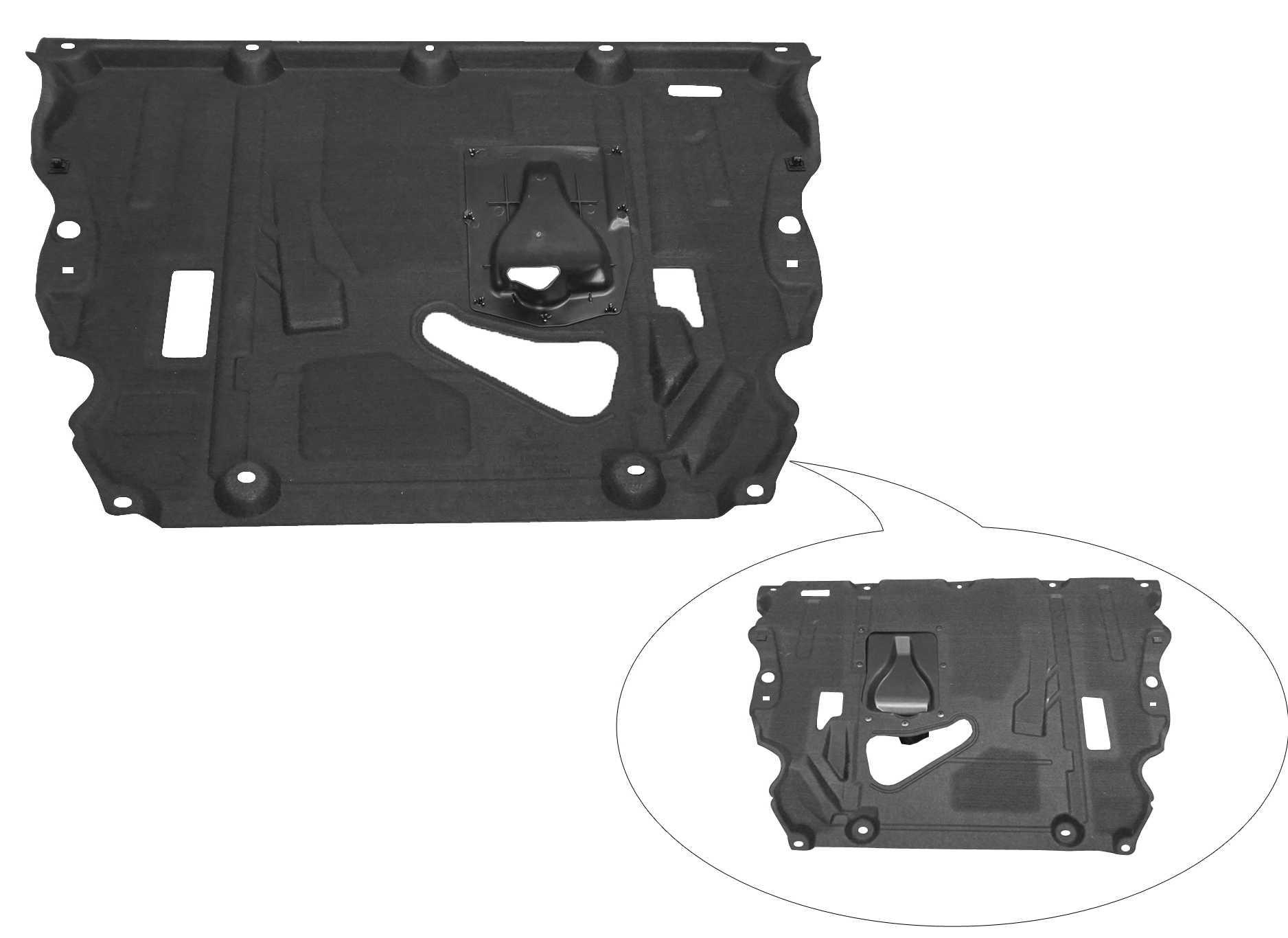 Replacement FORD EDGE UNDER ENGINE COVERS | Aftermarket UNDER ENGINE ...