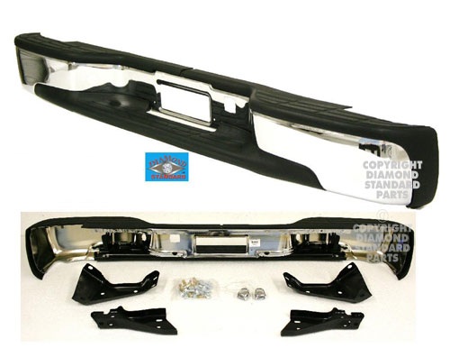 Replacement CHEVROLET SILVERADO METAL REAR BUMPERS | Aftermarket METAL ...