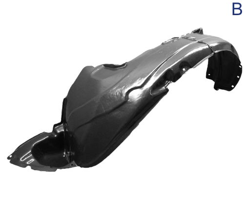 Replacement HYUNDAI SANTA FE FENDERS LINERS SPLASH SHIELDS ...